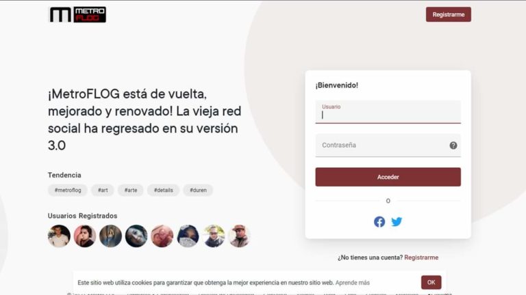 La red social MetroFlog está de regreso en 2021